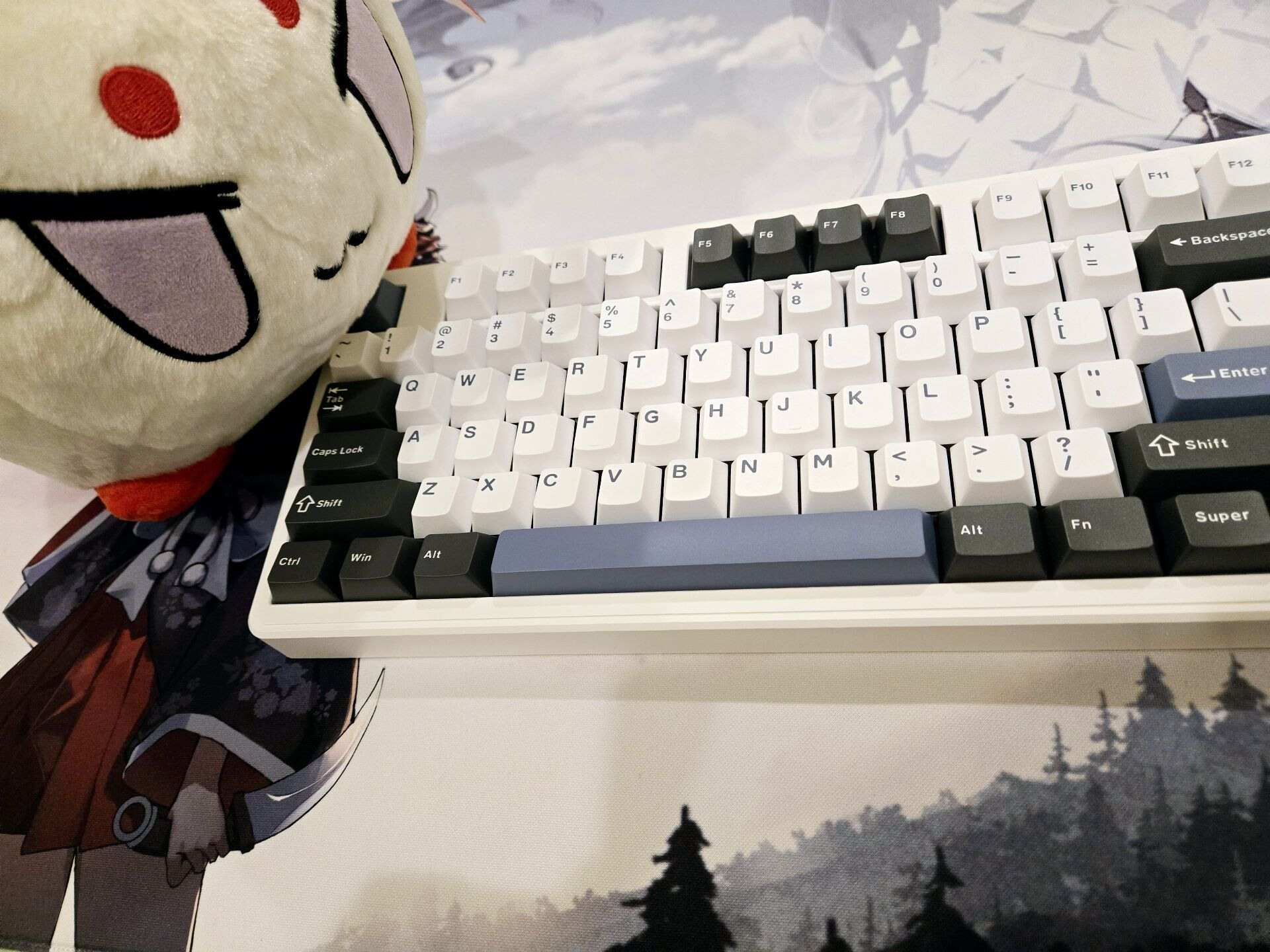 Riccks Rs8，不到800台幣的三模87配列鍵盤，簡潔外觀，獨特內膽，聲音優秀的好鍵盤。 - gpgp9988的創作 - 巴哈姆特